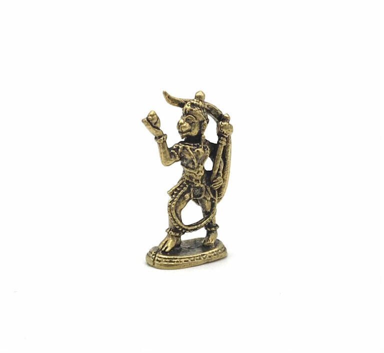 Hanuman mini Statue Messing - online kaufen - Buchhandlung Mandala